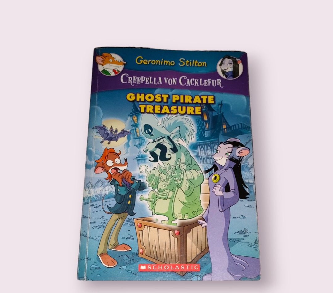 Geronimo Stilton, Ghost Pirate treasure, Hobbies & Toys, Books ...