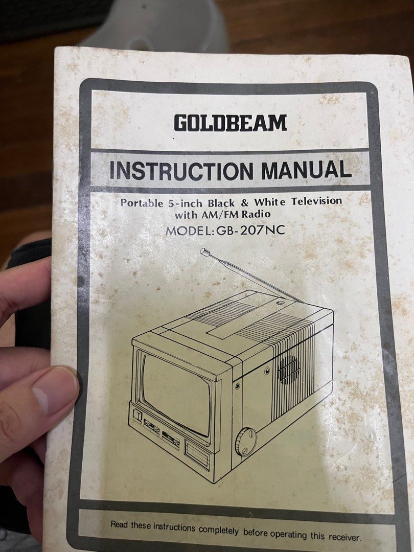 Goldbeam antuiqe tv, TV & Home Appliances, TV & Entertainment, TV on ...