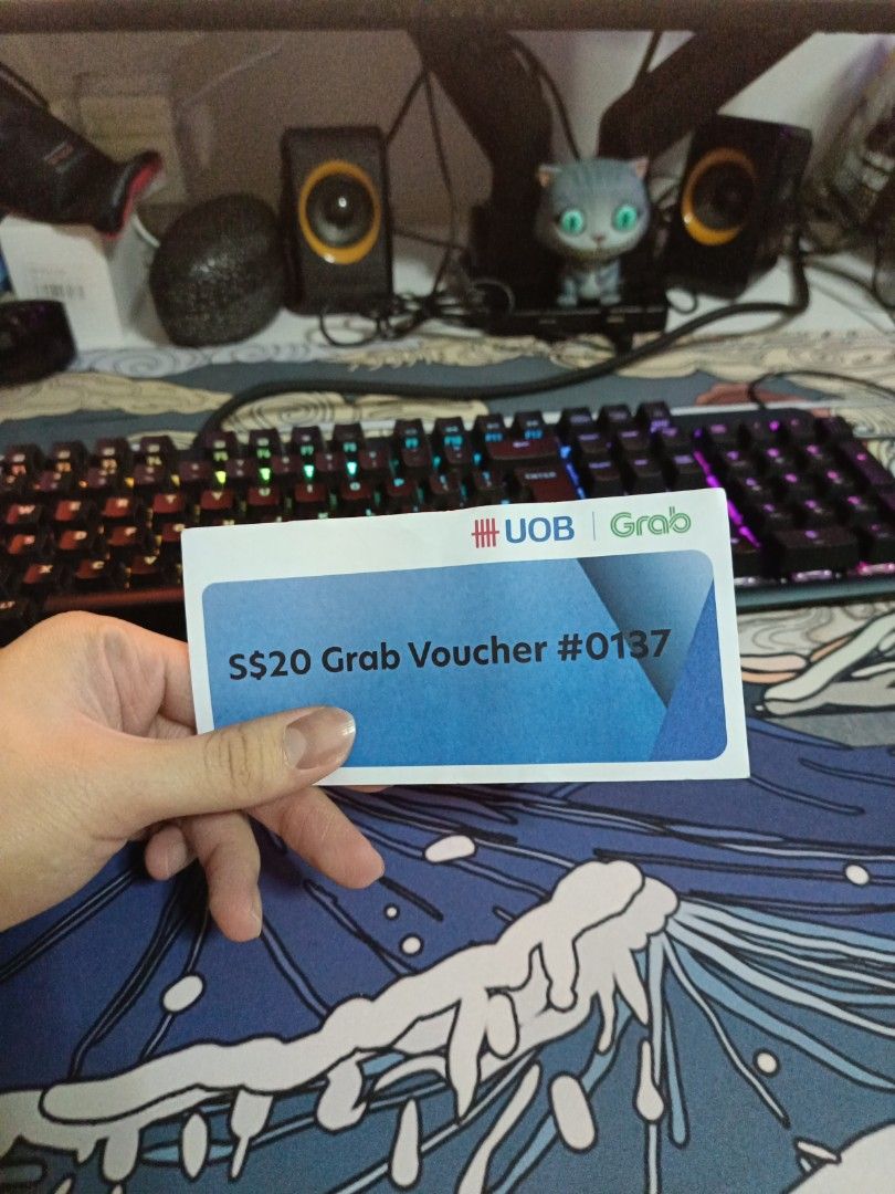 GRAB VOUCHER $20, Tickets & Vouchers, Vouchers on Carousell