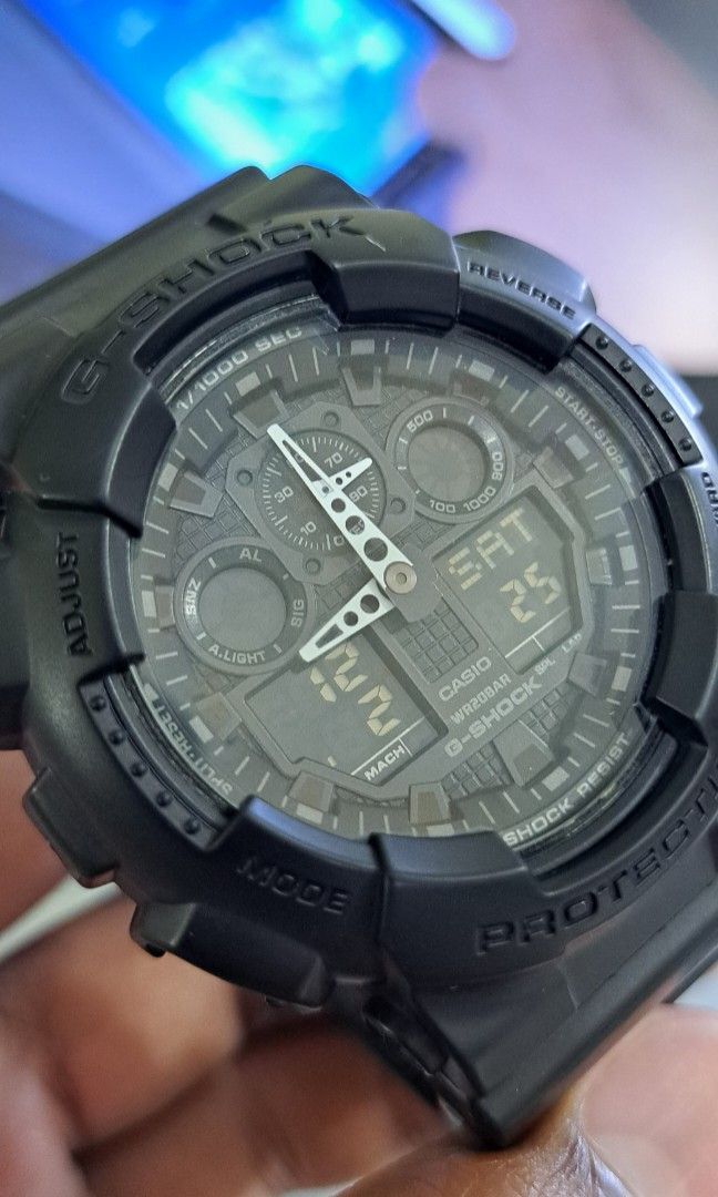 G-Shock GA100 aka Dark Knight, Men's Fashion, Watches & Accessories ...