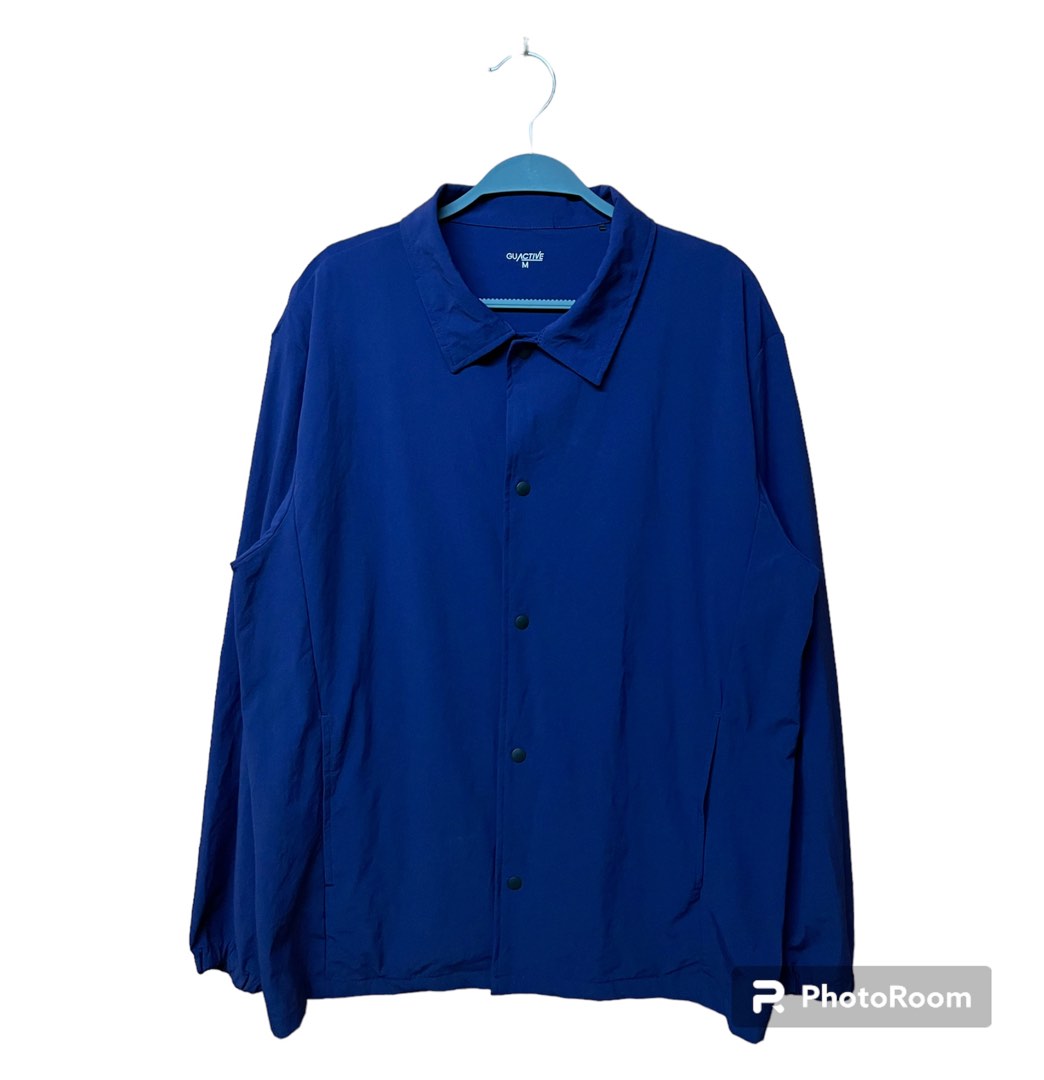 GU active coach jacket, Men's Fashion, Coats, Jackets and Outerwear on Carousell