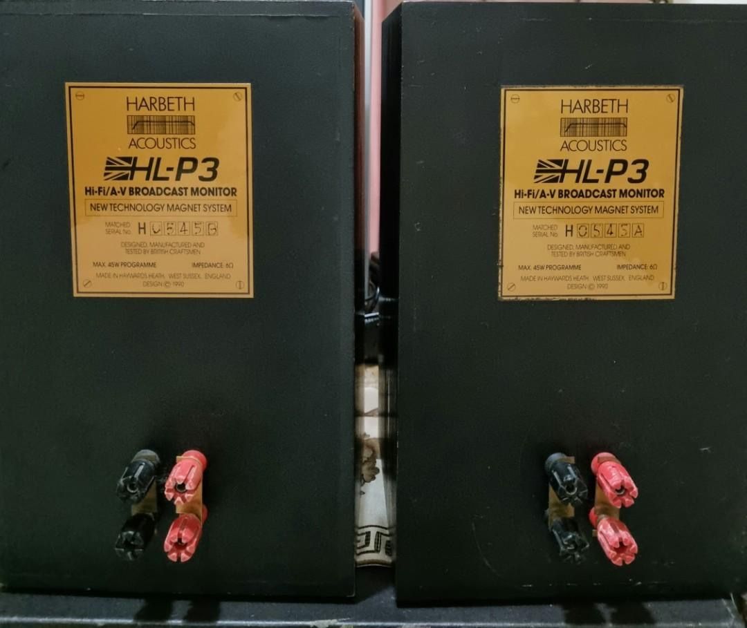 SOLD: Harbeth HL-P3 Speakers