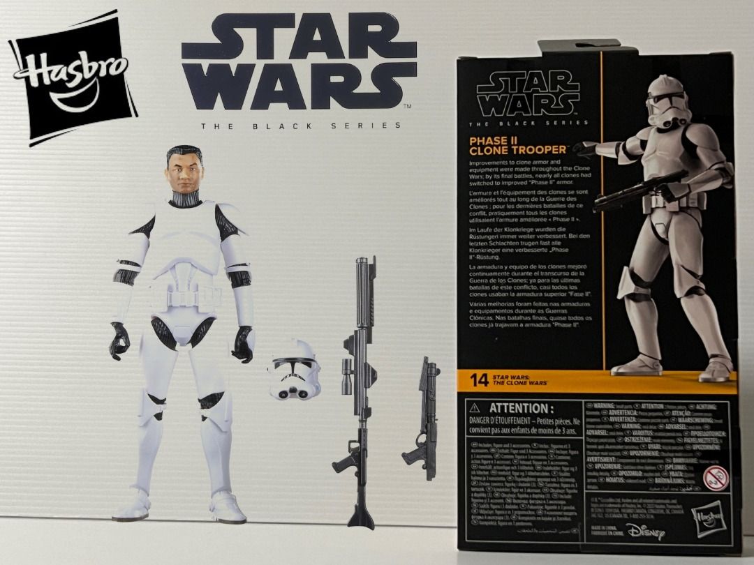 HASBRO BLACK SERIES STAR WARS PHASE II CLONE TROOPER (ROTH), Hobbies ...