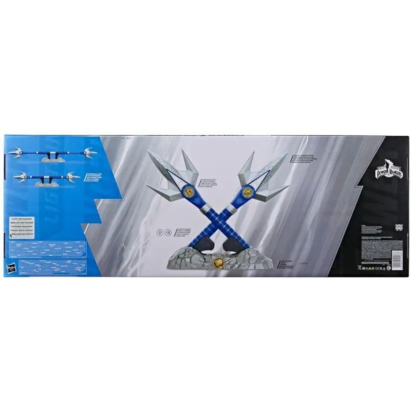 Hasbro Mighty Morphin Power Ranger Blue Ranger Electronic Lance ...