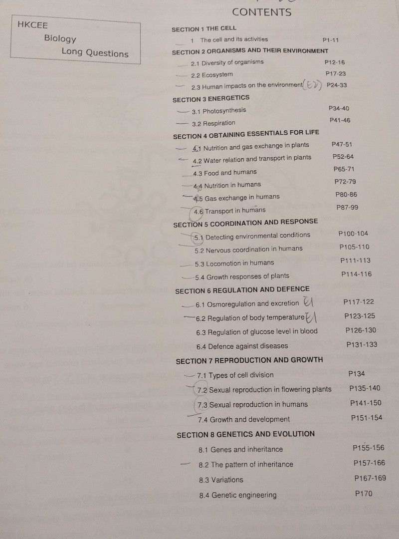Hkcee bio past paper, 興趣及遊戲, 書本 & 文具, 教科書 - Carousell