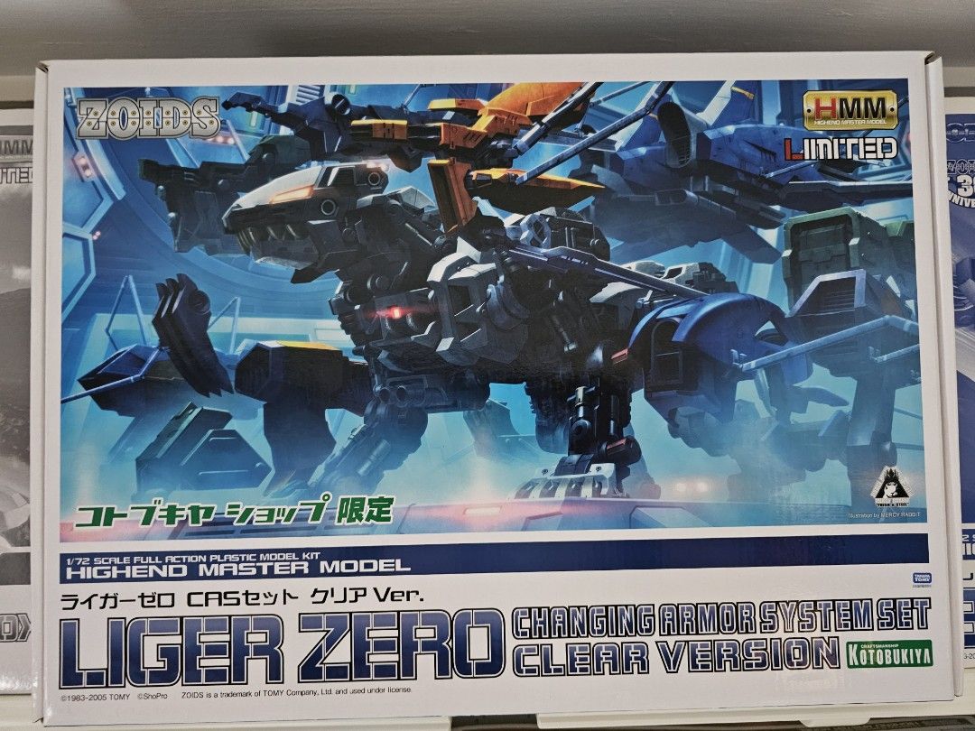 HMM Zoids Liger Zero CAS Set Clear Ver., Hobbies & Toys, Toys & Games ...