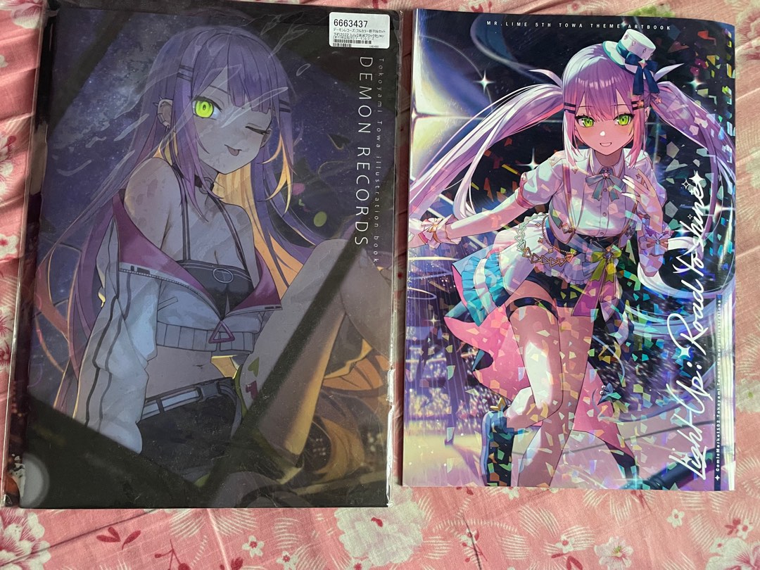 Hololive Tokoyami Towa Lime Sensei mrsnakesnake628 A4 illustration book ...