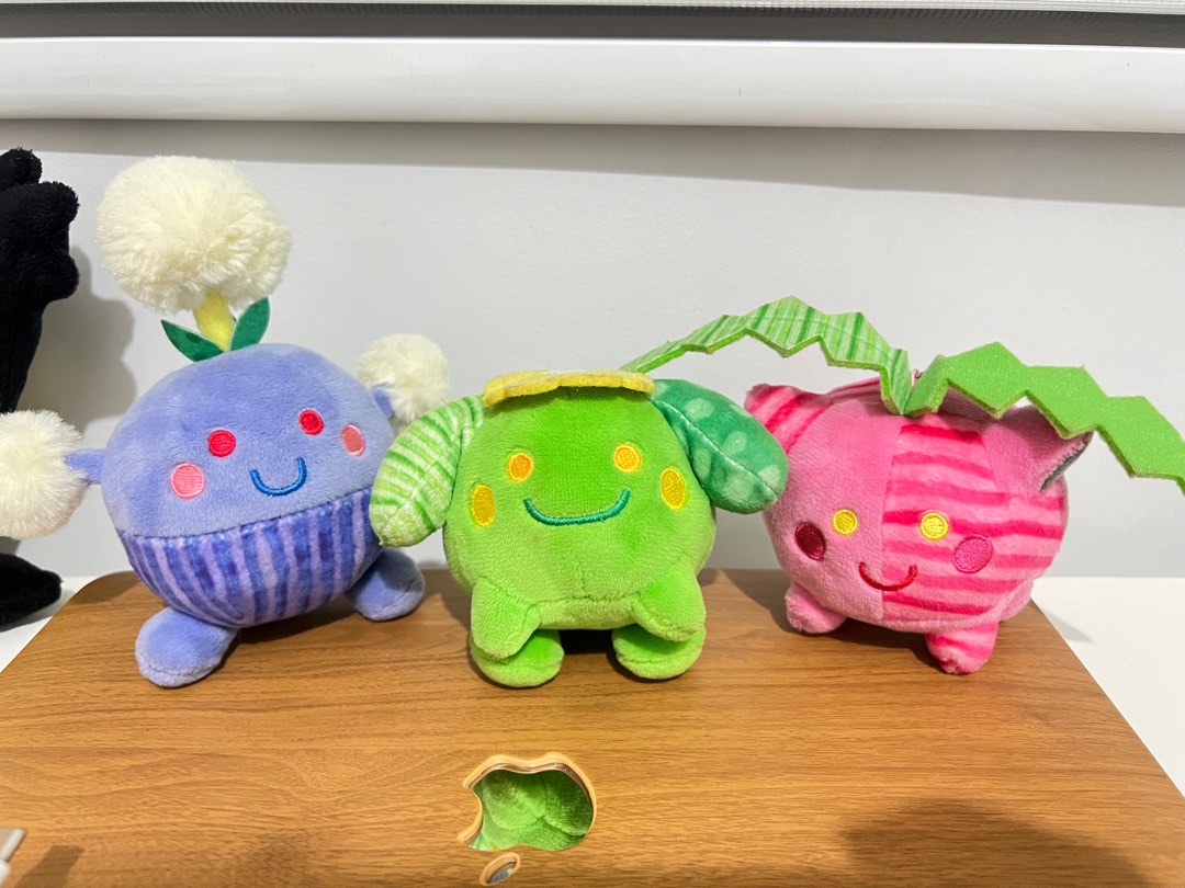 Hoppip, Skiploom, and Jumpluff Pokemon Chiku Chiku Sewing Line, Hobbies ...