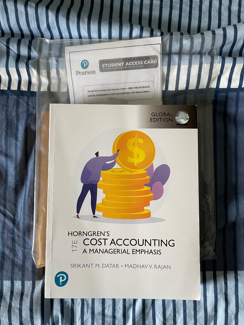 Horngren's Cost Accounting: A Managerial Emphasis 17E in English, 服務 ... Horngren's Cost Accounting: A Managerial Emphasis 17E in English, 服務 ...
