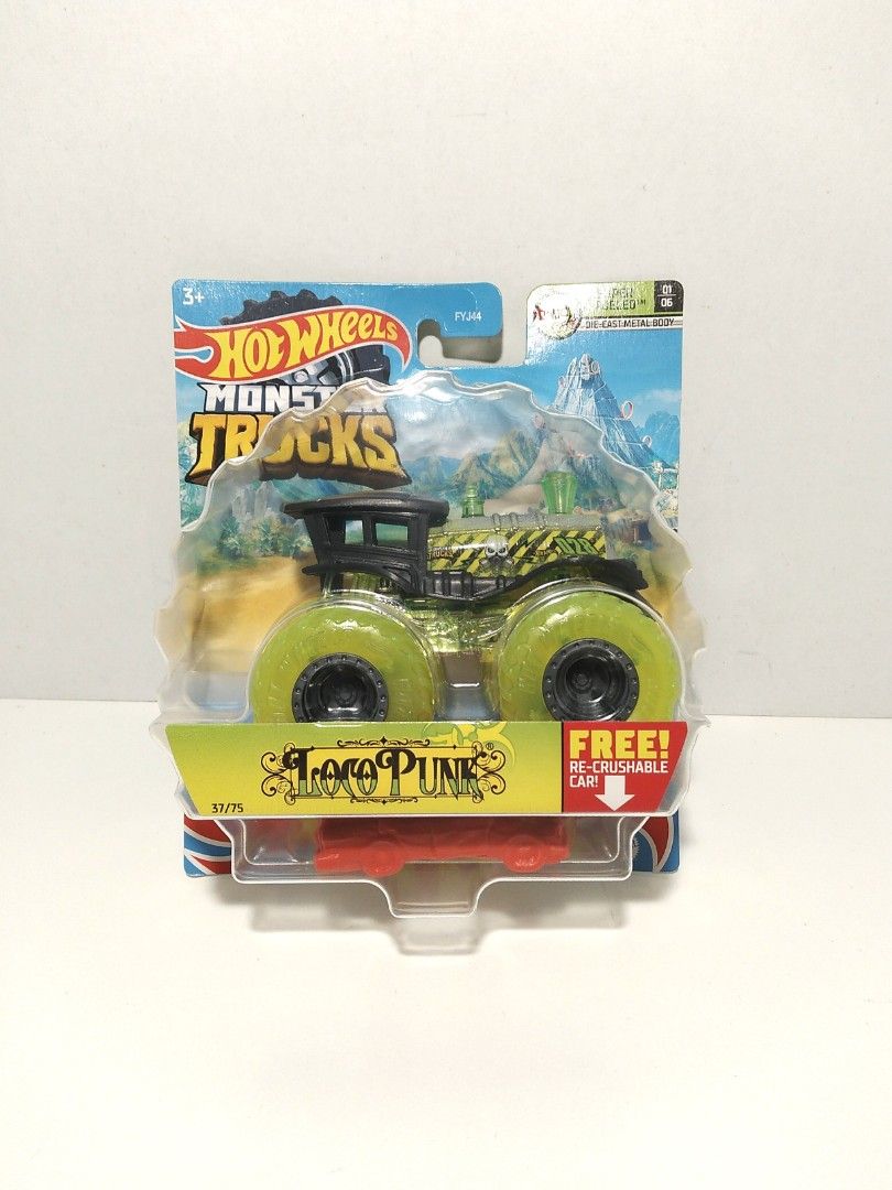Hot Wheels Monster Trucks Loco Punk, Hobbies & Toys, Toys & Games on ...