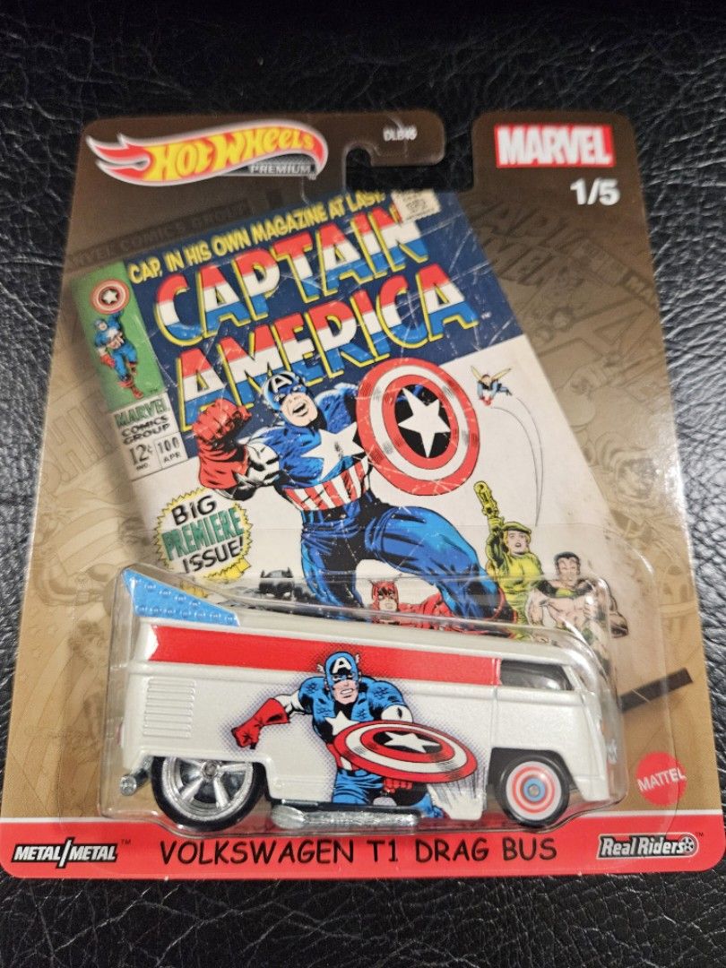 Hotwheels Premium Captain America Drag Bus, Hobbies & Toys, Toys ...