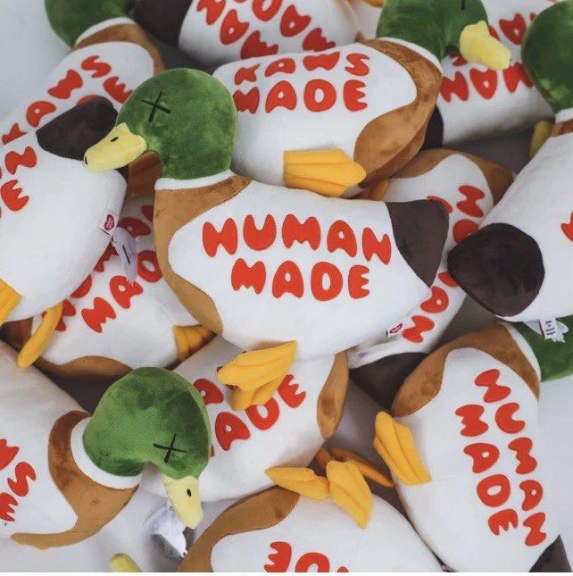 Human Made x Kaws Duck Plush Doll, Hobbies & Toys, Toys & Games on ...