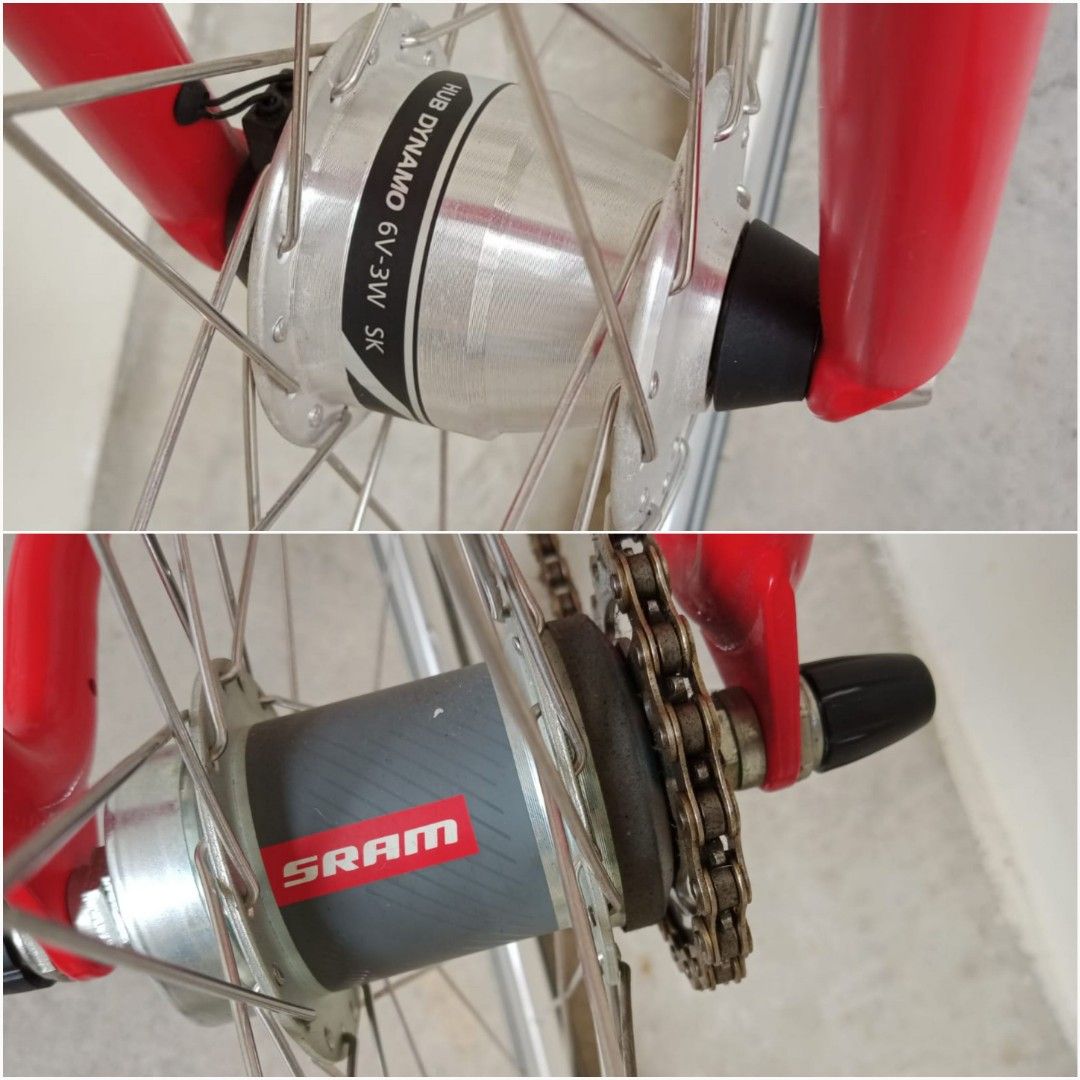 Hybrid road bike with built-in speedometer, Sports Equipment, Bicycles ...