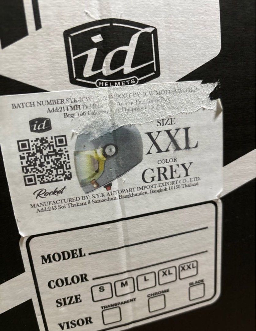 ID Rocket Classic Helmet with Bubble Lens XXL, Motorbikes, Motorbike ...