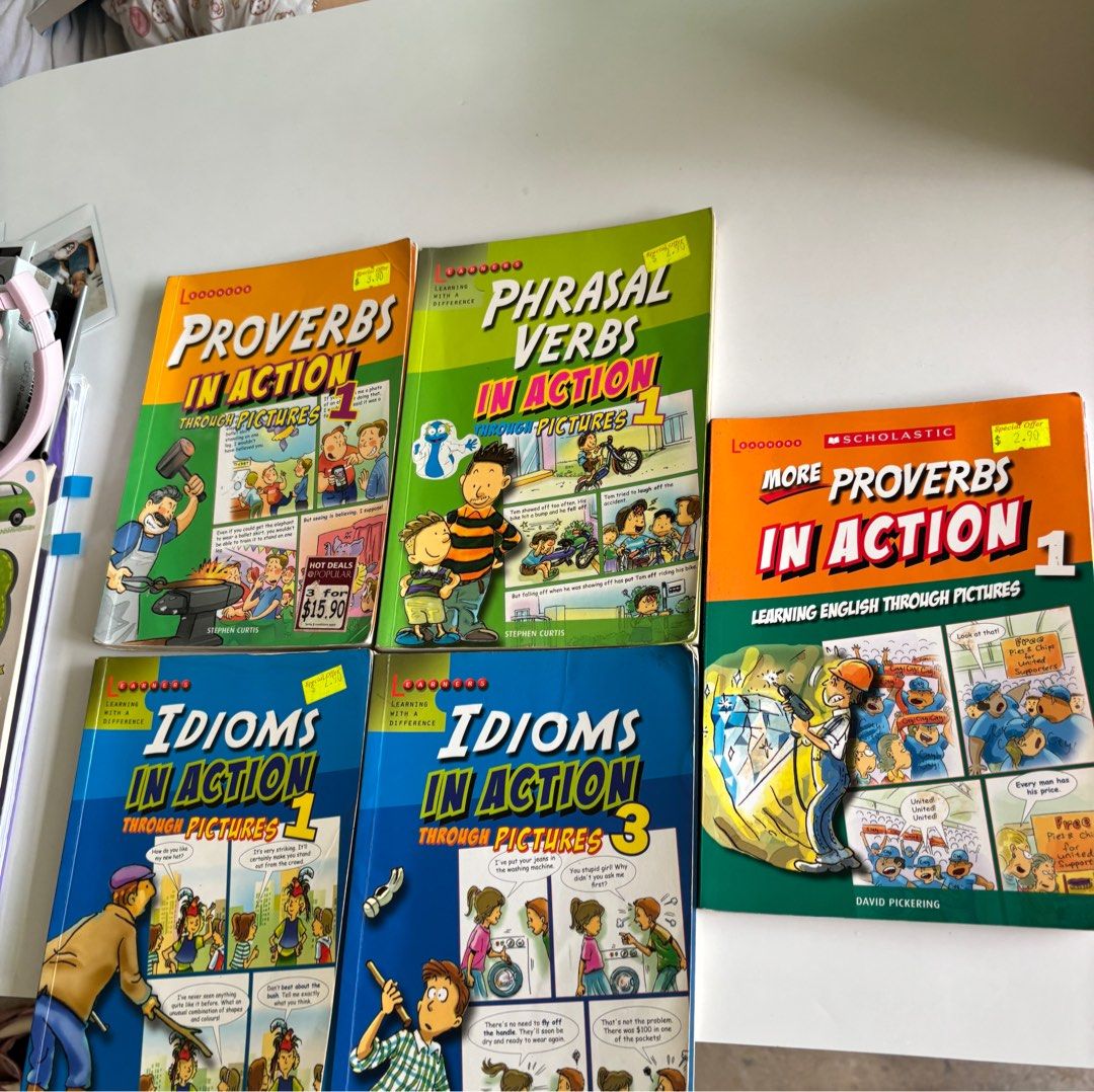 Idioms in Action Proverbs in Action Phrasal Verbs in Action, Hobbies ...