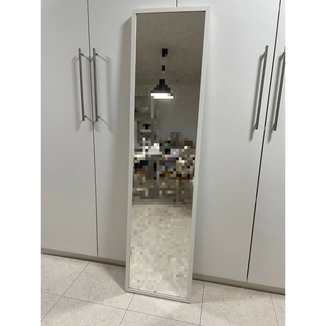 IKEA STAVE Full-Length Mirror in White, Furniture & Home Living, Home ...