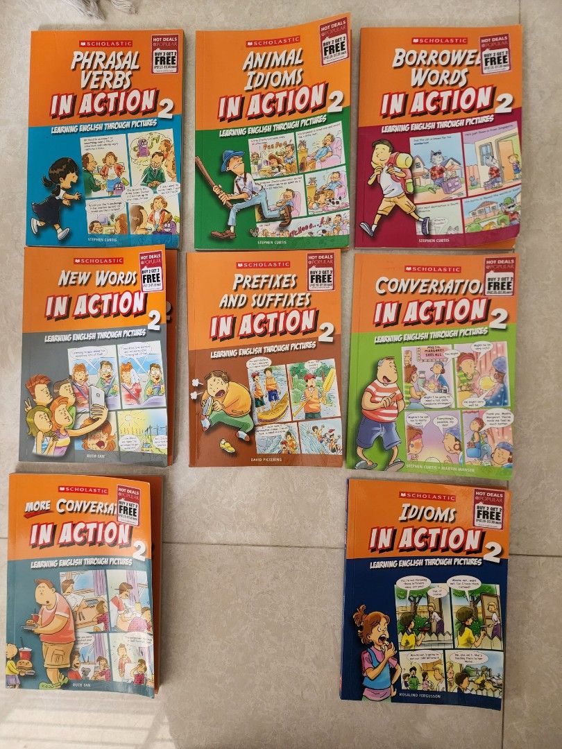 In Action- Learning English Through Pictures 1, 2 & 3, Hobbies & Toys ...
