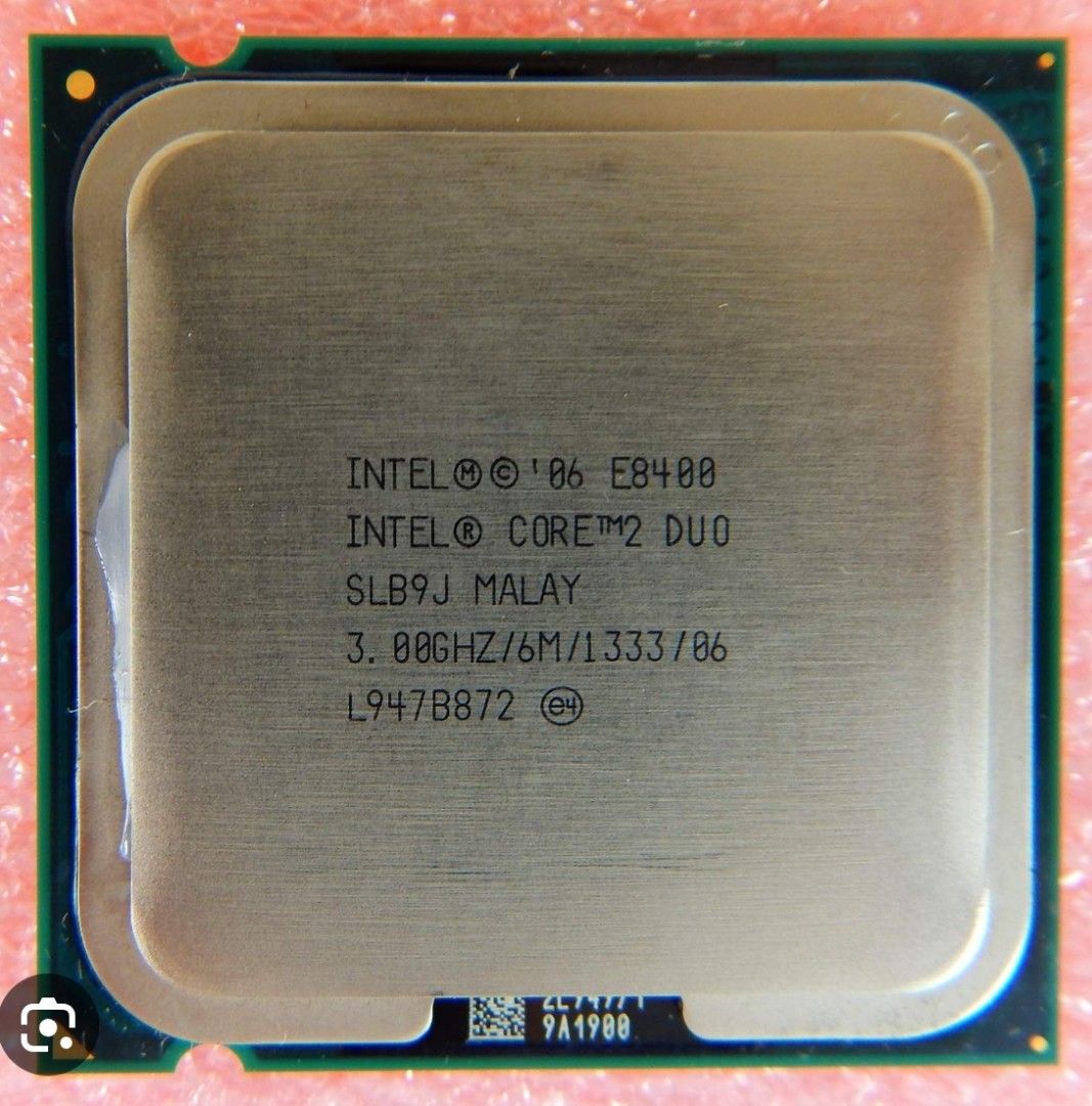Intel Processor Bundle - Core 2 Duo E8400 & E6300 processor (FOC DDR 2 ...