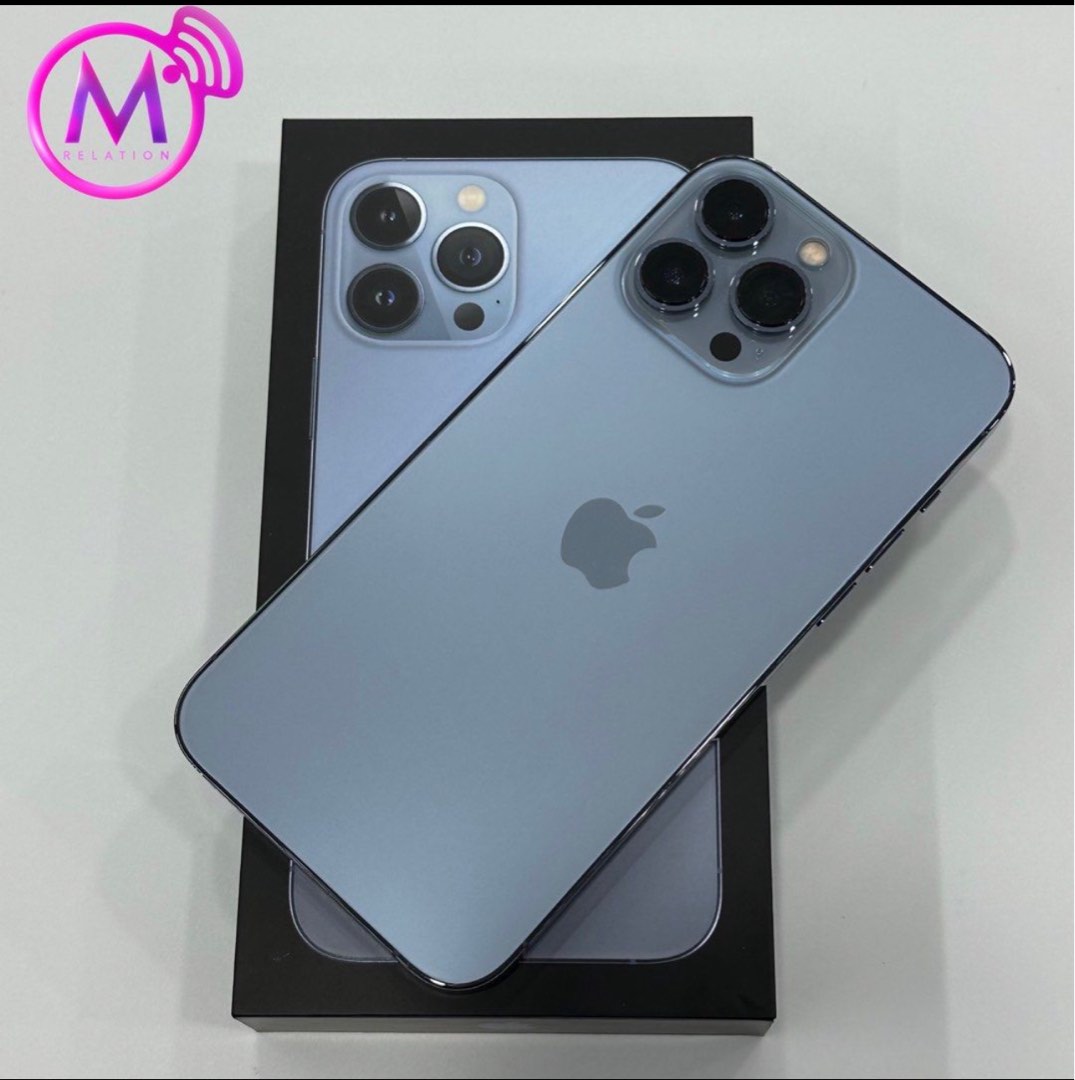 iPhone 13 Pro Max Sierra Blue 128GB, Mobile Phones & Gadgets, Mobile ...