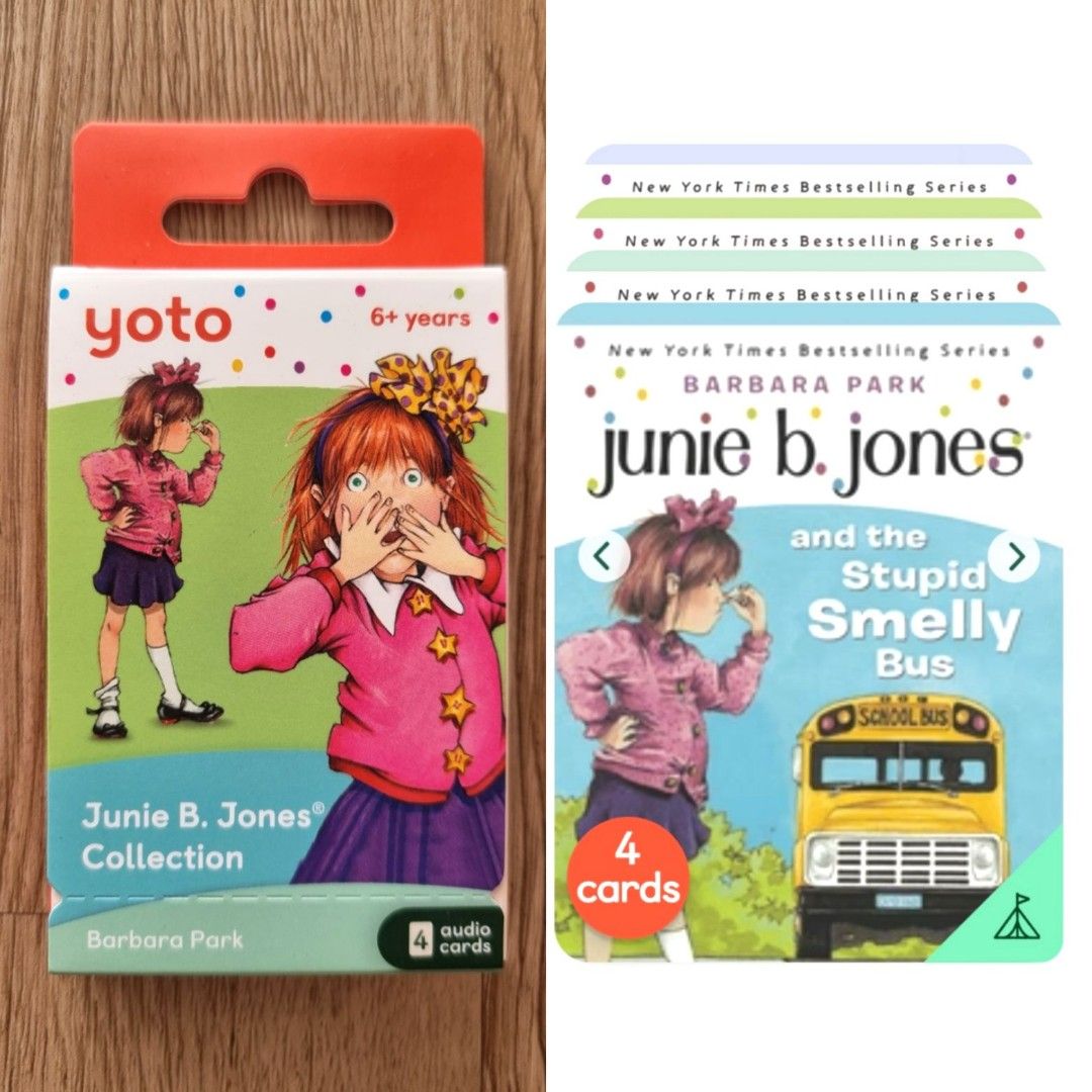Junie B. Jones Yoto story card pack, Hobbies & Toys, Toys & Games on Carousell