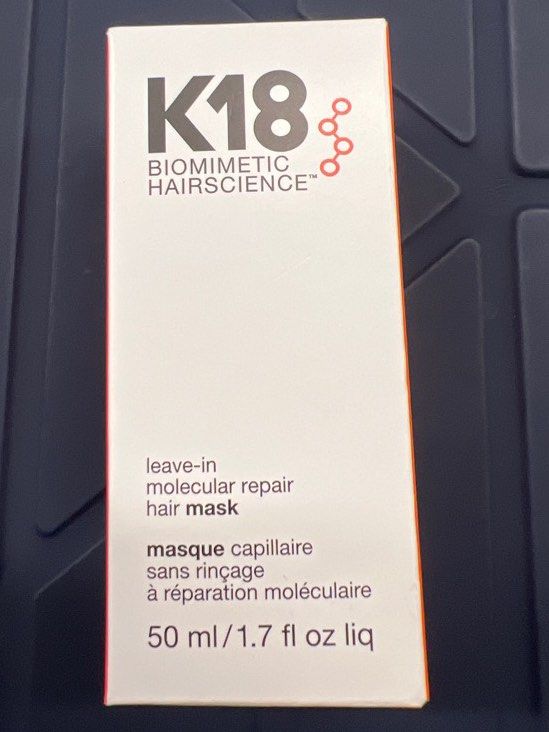 K18 Biomimetic Hairscience Leave-in Molecular Repair Hair Mask 50ml, 美容＆個人護理, 健康及美容 - 頭髮護理 ...