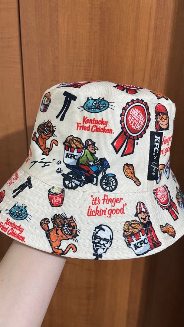 KFC fishermen hat, Men's Fashion, Watches & Accessories, Caps & Hats on ...