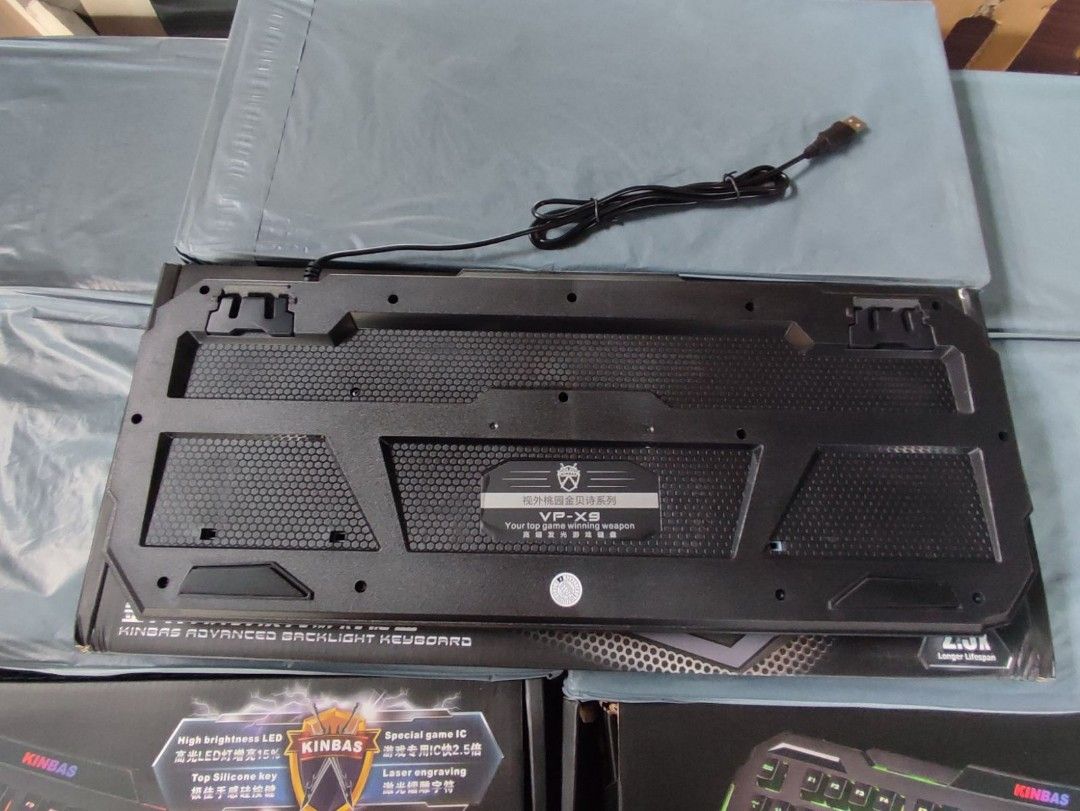 KINBAS Gaming Keyboard w/ Rainbow Color Backlight, Computers & Tech ...