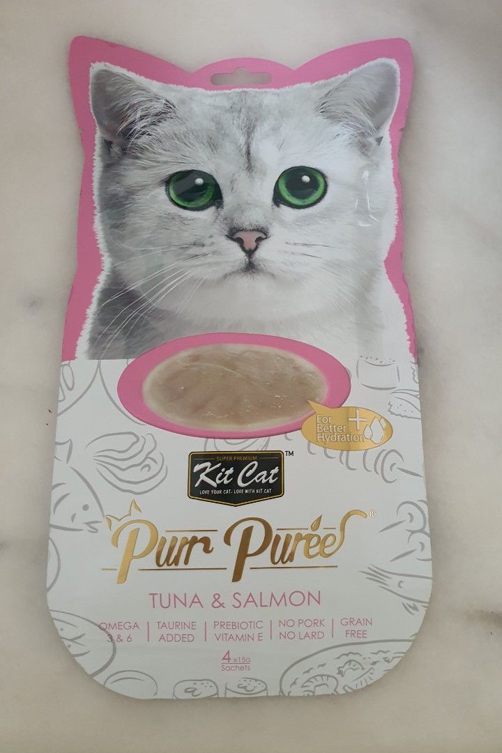 Kit Cat PURR PUREE CAT Treat, Pet Supplies, Pet Food on Carousell