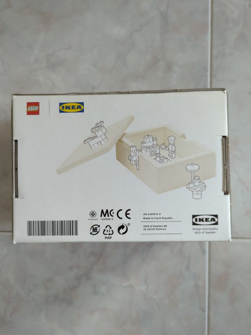 LEGO IKEA Bygglek Storage box, Hobbies & Toys, Toys & Games on Carousell