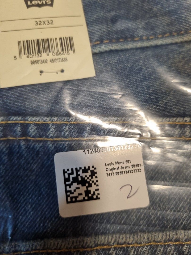 Levis 501 Misty Lake, Men's Fashion, Bottoms, Jeans on Carousell