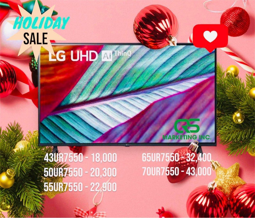 LG NEW MODEL 2023 SMART TV 4K UHD 43UR7550 50UR7550 55UR7550 65UR7550 ...