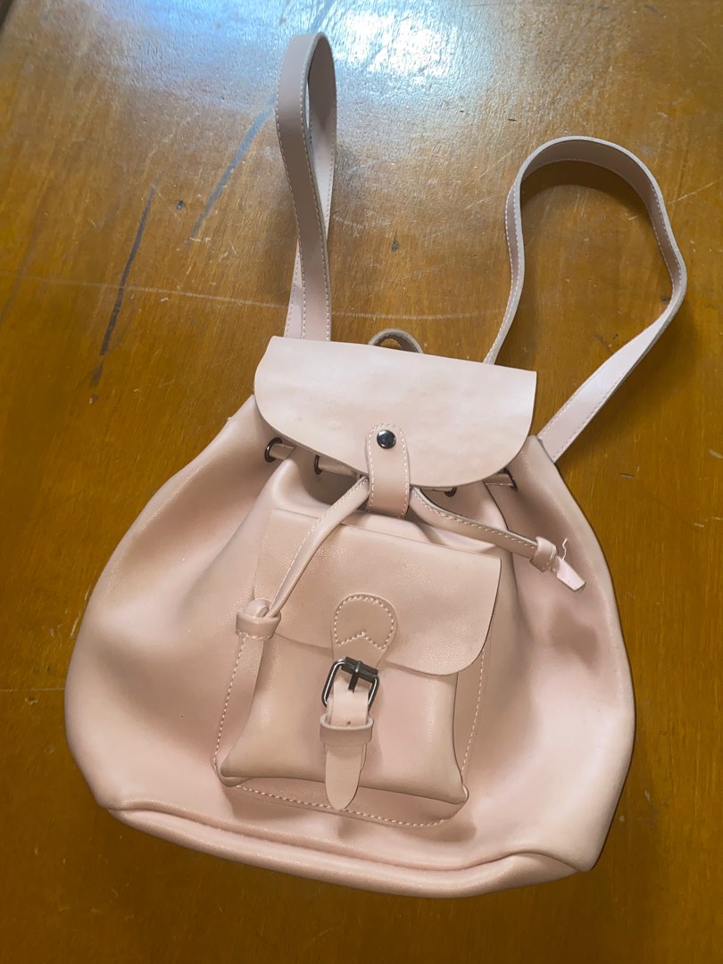 Light Pink Small Backpack (Original), Women's Fashion, Bags & Wallets ...