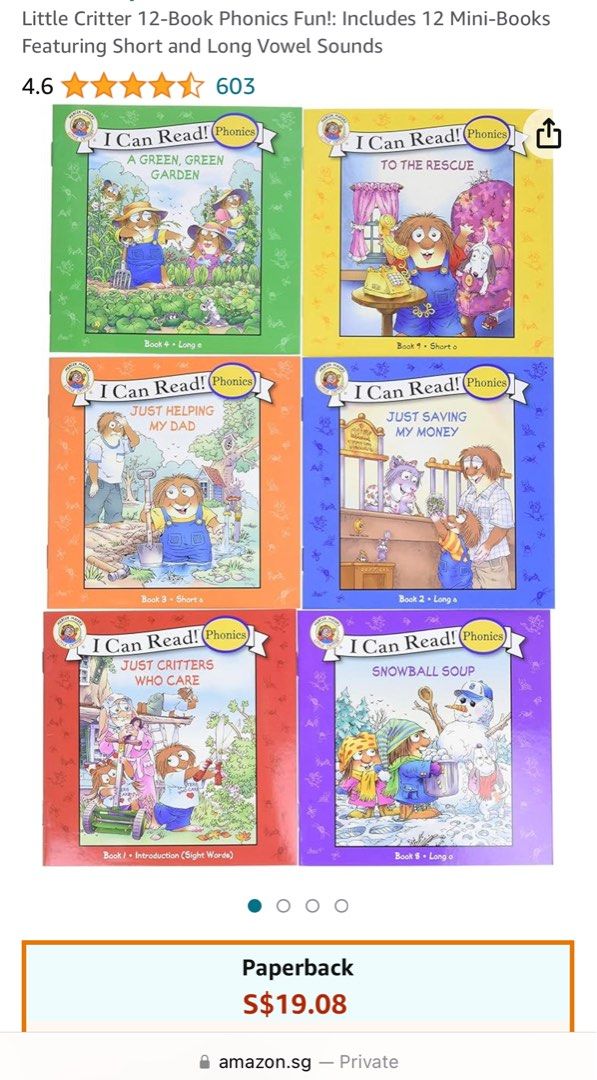 Little Critters Phonics Reading Books, Hobbies & Toys, Books ...