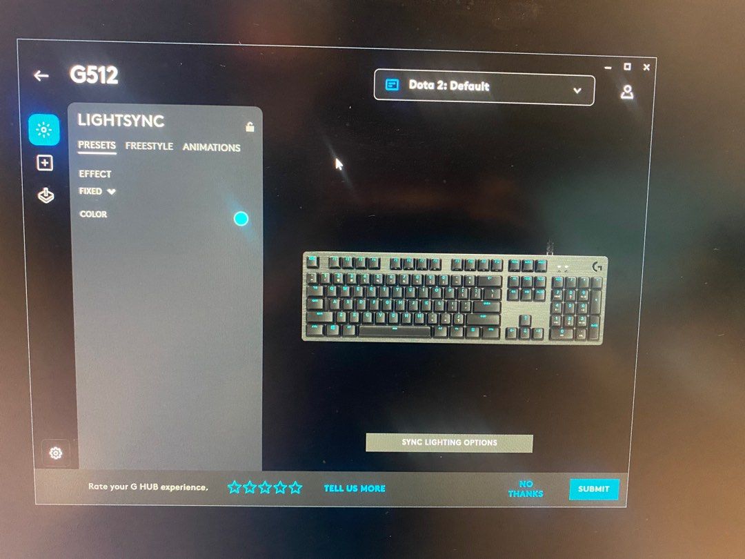 Logitech G512 Carbon RGB Mechanical Gaming Keyboard - FREE G513 WRIST ...