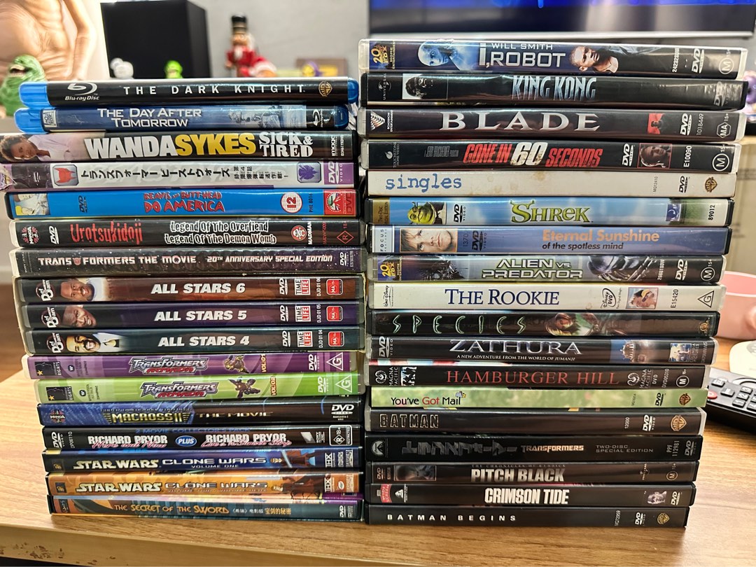 Lot of 35 DVDs of Blockbuster Movies, Stand-Up Comedies & Cartoons ...