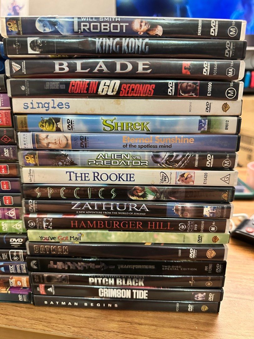 Lot of 35 DVDs of Blockbuster Movies, Stand-Up Comedies & Cartoons ...