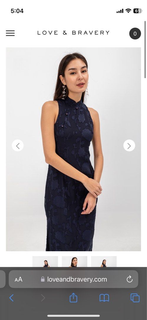 Love Bravery YARA Cheongsam, Women's Fashion, Dresses & Sets, Dresses on Carousell