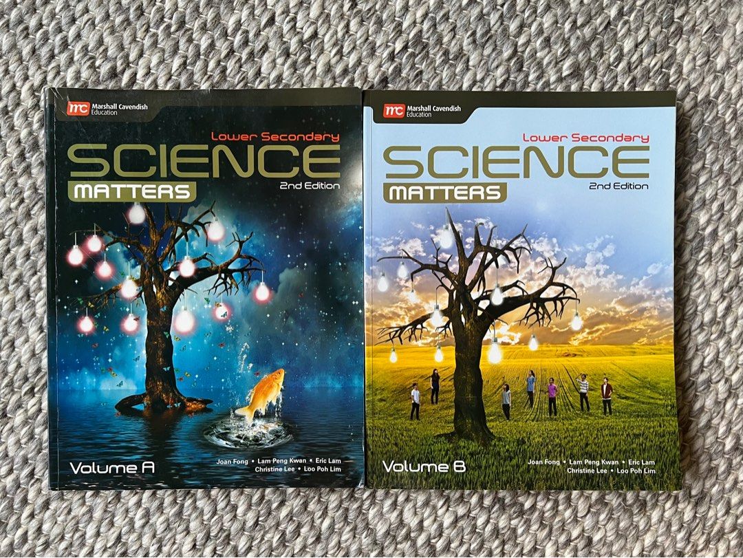 Lower secondary science textbook Science Matters Vol A & B, Hobbies ...