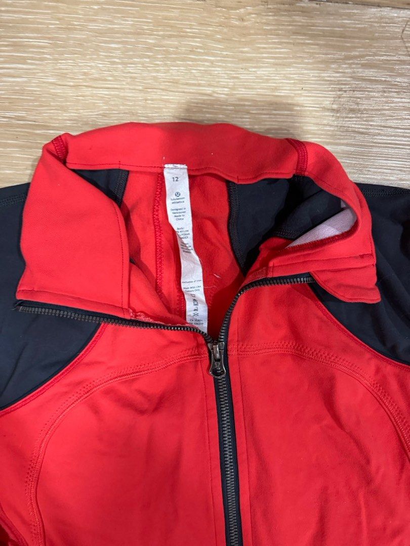 Lululemon Red Jacket, Women's Fashion, Coats, Jackets and Outerwear on ...