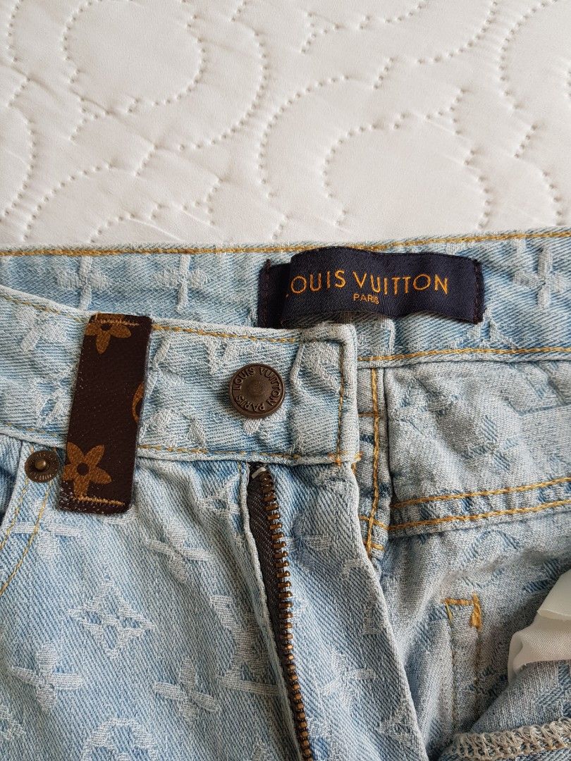 LV Jeans, Women's Fashion, Bottoms, Jeans on Carousell