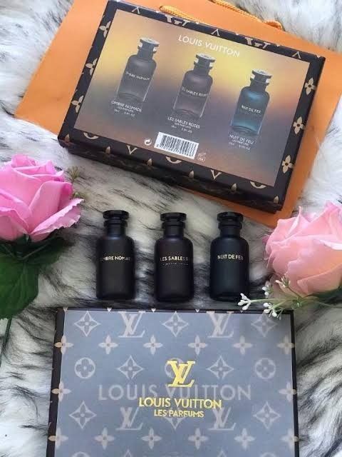 LV set for men 10ml each authentic US tester perfume, Beauty & Personal ...