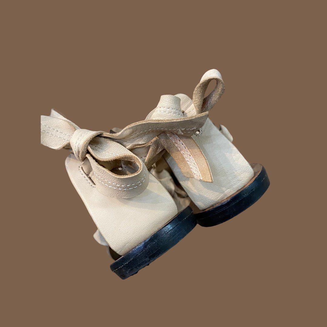 Maison Margiela tabi knot ballerina flats in nude / beige, Women's ...