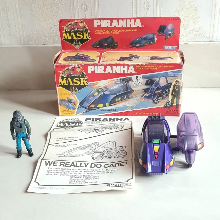 mask piranha komplit m.a.s.k. kenner original, Toys & Collectibles ...