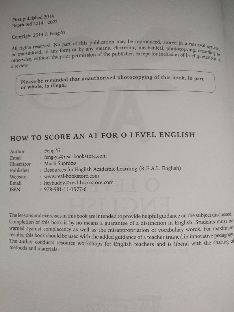 Mastering English with NST , A1 for O Level English, Hobbies & Toys, Books & Magazines ...