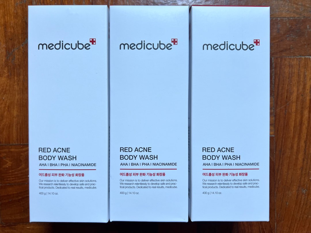 Medicube Red Acne Body Wash, Beauty & Personal Care, Face, Face Care on ...