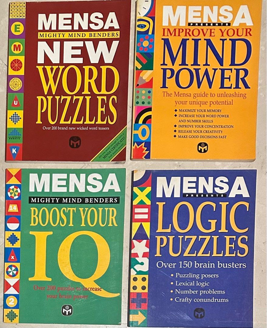 MENSA Books, Hobbies & Toys, Books & Magazines, Fiction & Non-Fiction ...