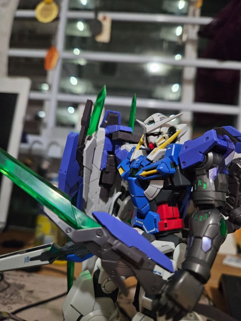MG 1/100 Custom Build Gundam 00 Exia R4 with Susan Model kit, Hobbies ...