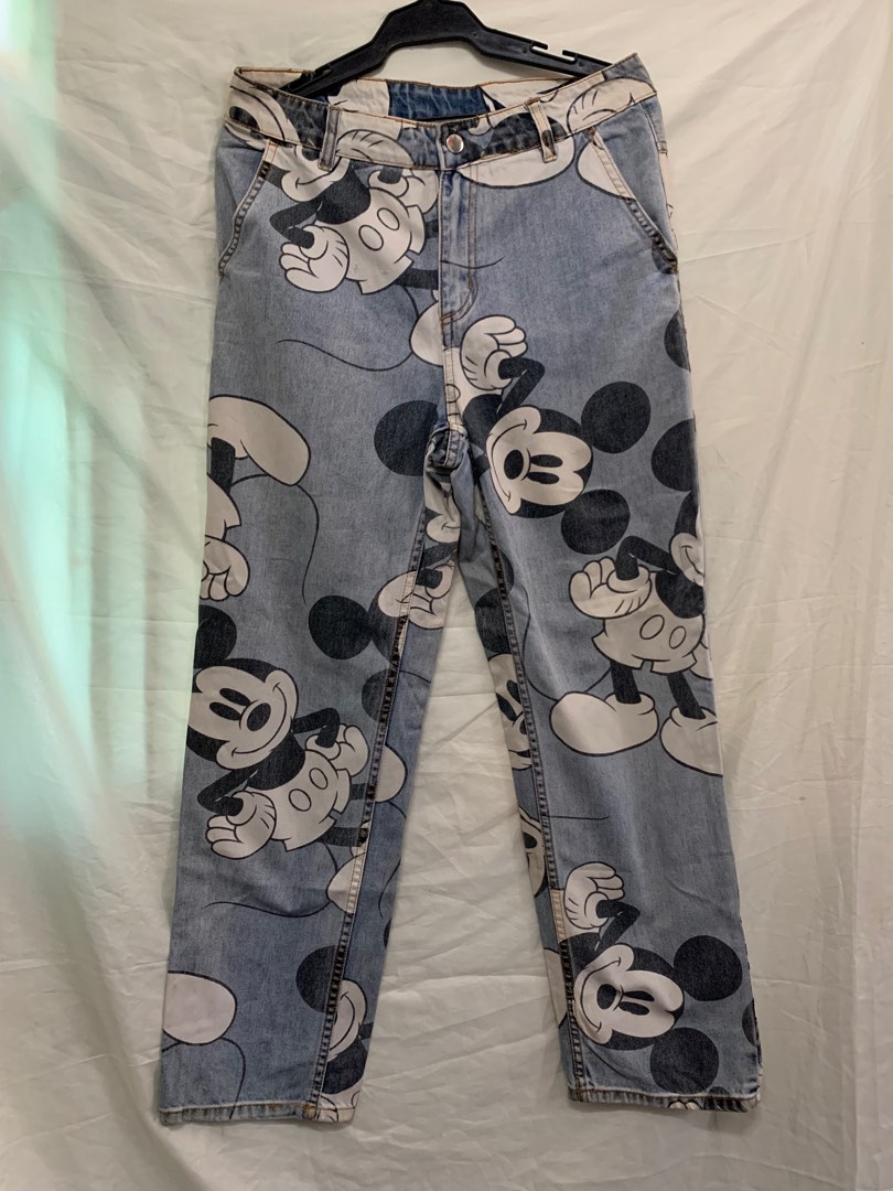 MICKEY MOUSE, Men's Fashion, Bottoms, Trousers on Carousell
