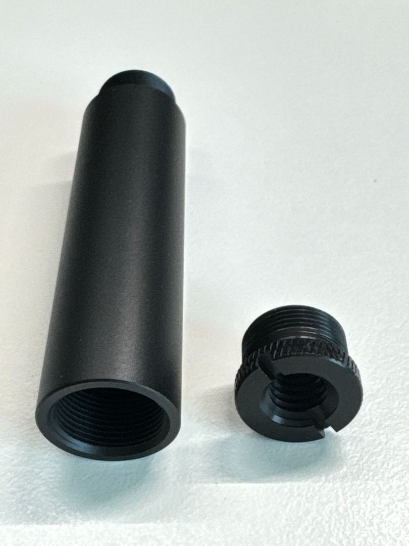 Microphone stand extension tube with 5/8" male thread to 3/8" female ...