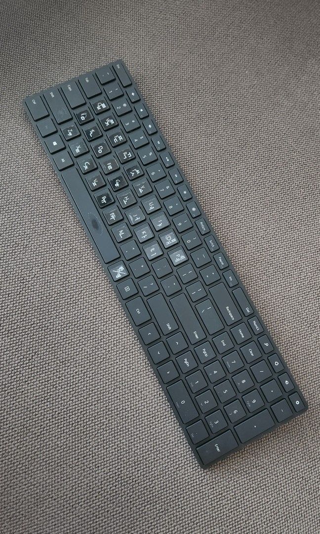 Microsoft Bluetooth Designer Keyboard (with Korean Hangul stickers ...